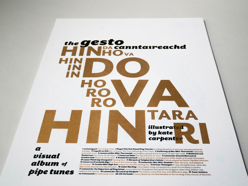 Canntaireachd: A Visual Album of Pipe Tunes – The Bagpipe Shop